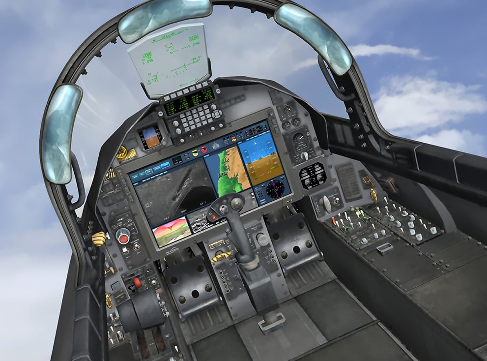 Large Area Displays- Advanced Head Down Display with Touchscreen